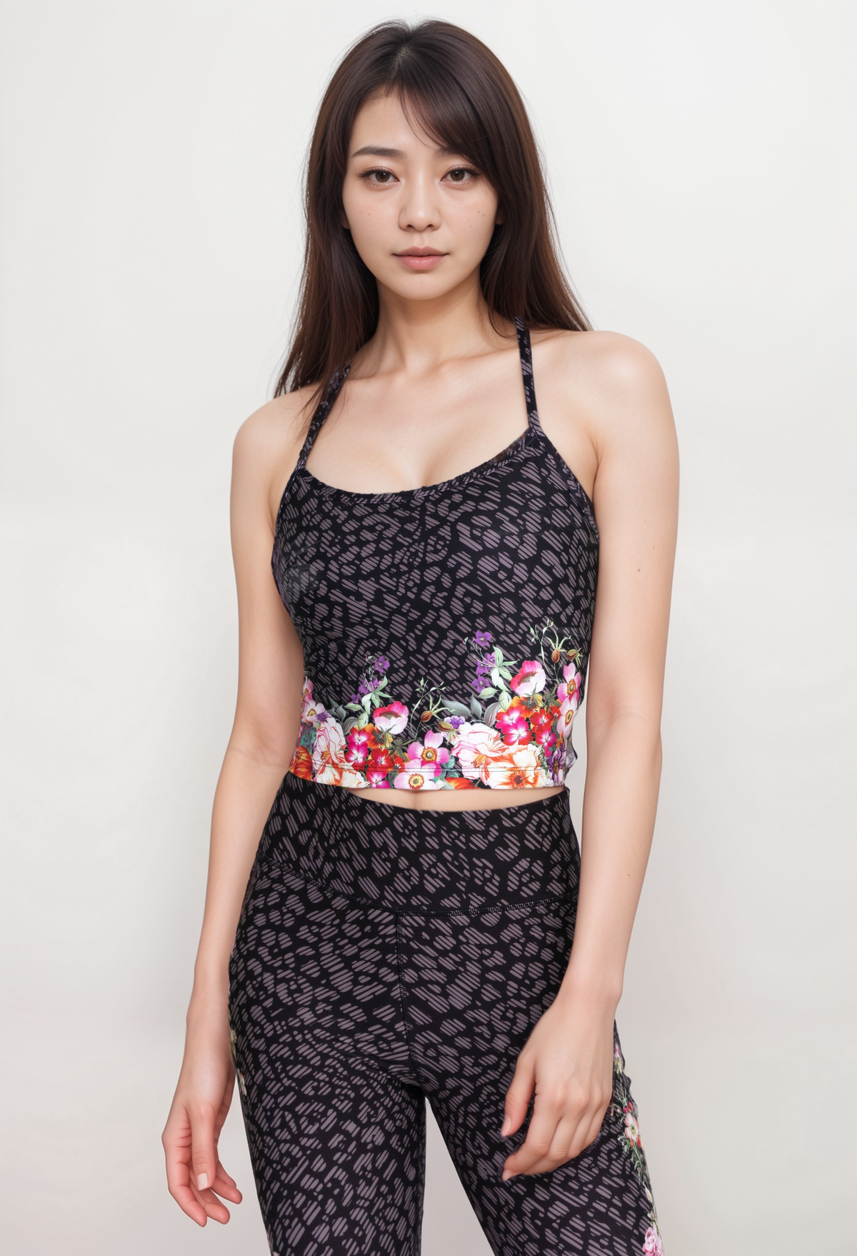 Women's Rose Floral Bee Active Cami Sports Bra | Johnny Was — AfterRetail