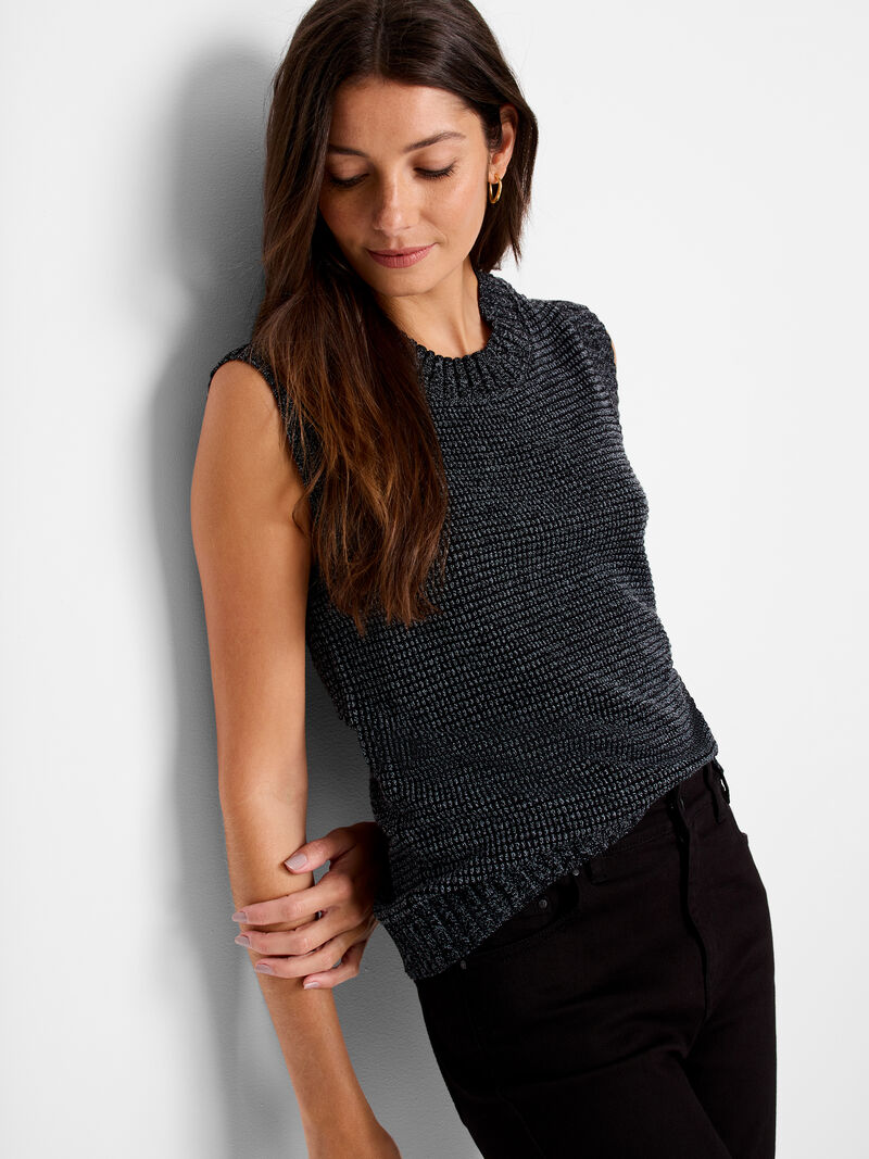 NIC+ZOE Pixel Knit Vest F241145 — AfterRetail