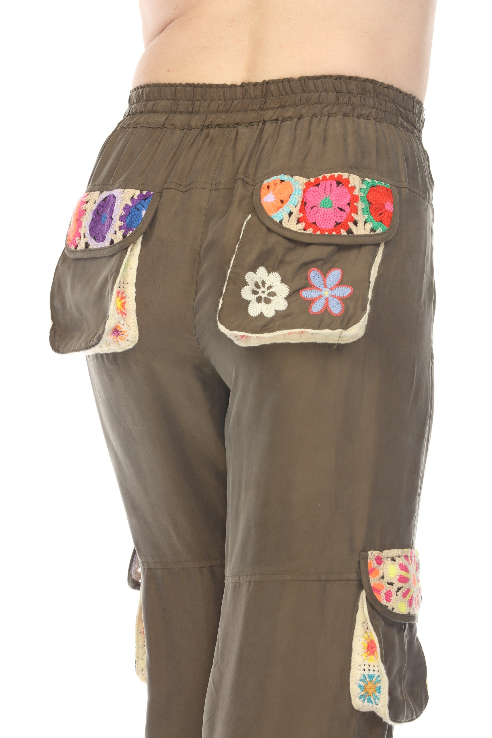 Women's Biya Phillis Crochet Cargo Pants B67824 | Johnny Was — AfterRetail