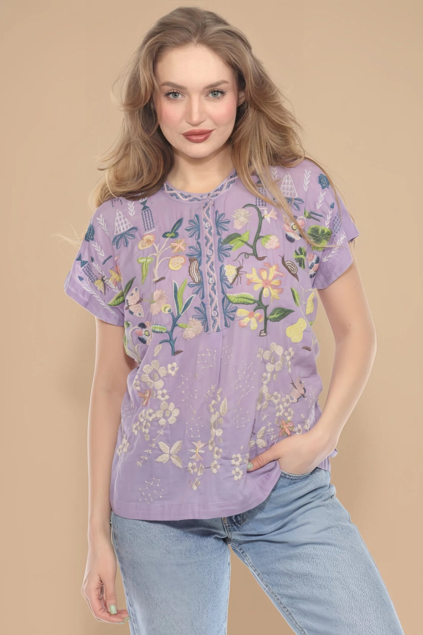 Buy Johnny Was Biya Joelle Lemona Blouse B17625-3 — AfterRetail