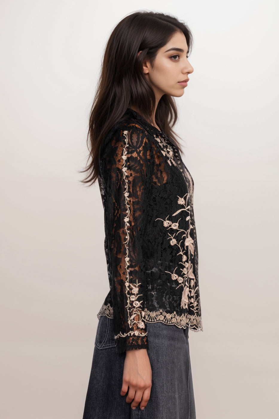 Women's Veronne Lace Blouse B16124-O | Johnny Was Biya — AfterRetail