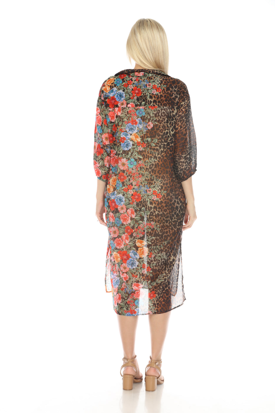 Cheetah Long Shirt Dress | Johnny Was — AfterRetail
