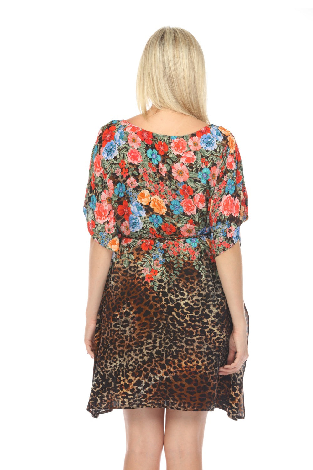 Cheetah Mini Dress with Braided Waist Tie | Johnny Was — AfterRetail