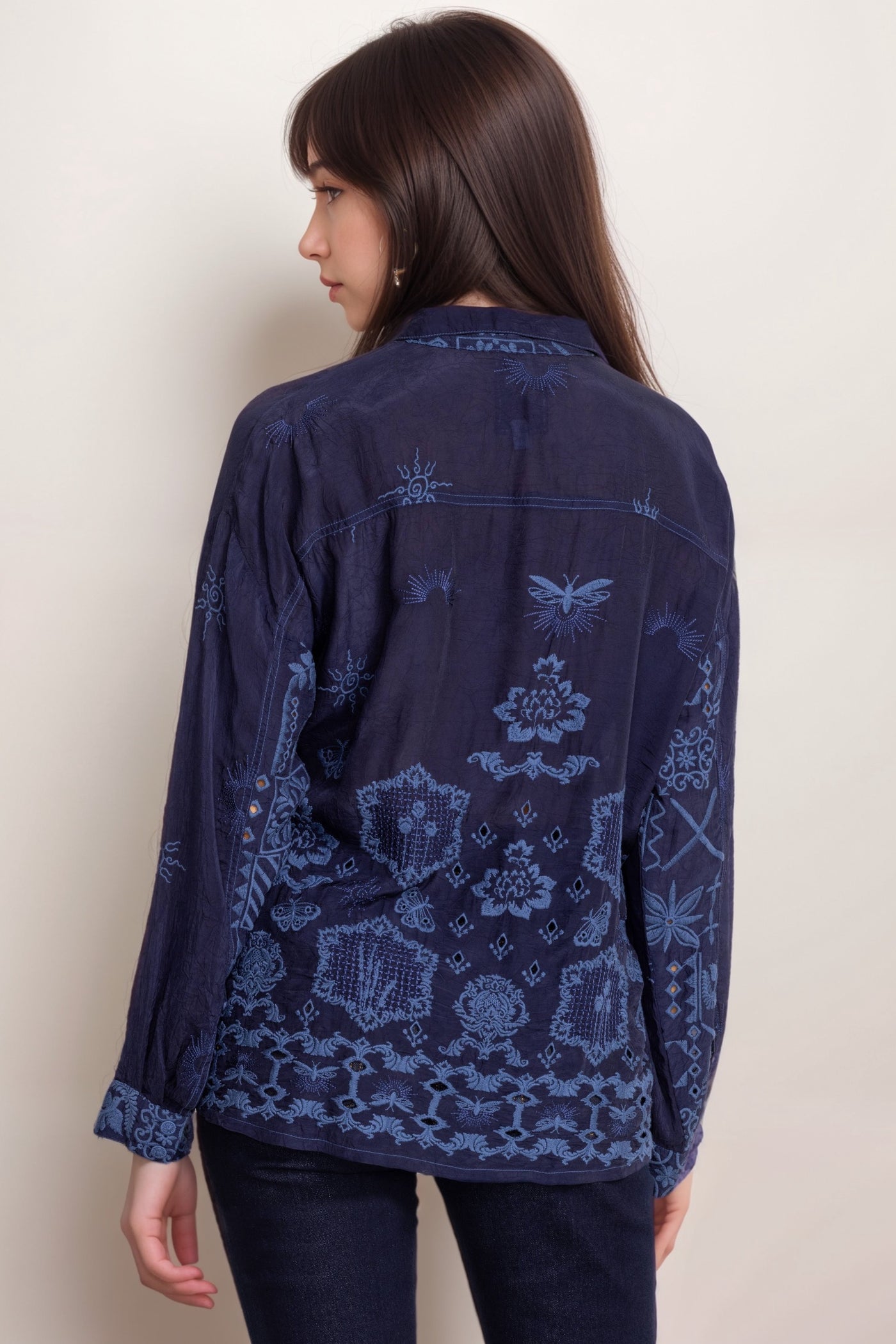 Women's Firefly Glow Slim Audrey Button Down C18824-8 | Johnny Was ...