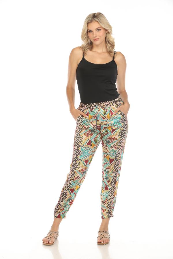 Women's Genora Paneled Jogger Pants C64324A8 | Johnny Was — AfterRetail