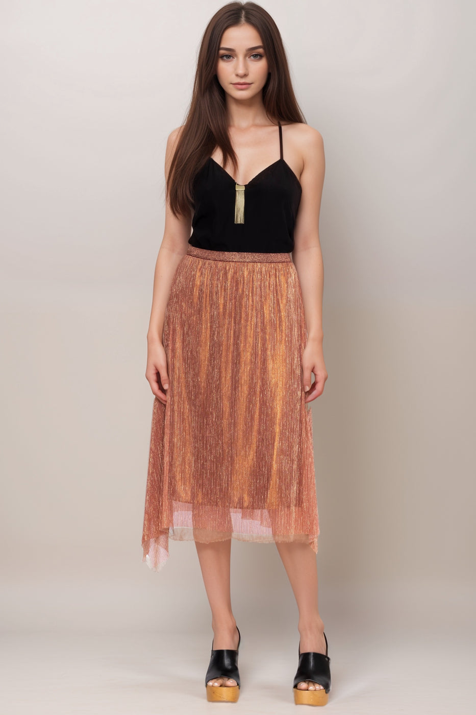Women's Jillian Handkerchief Midi Skirt L76024 | Jade by Johnny Was ...