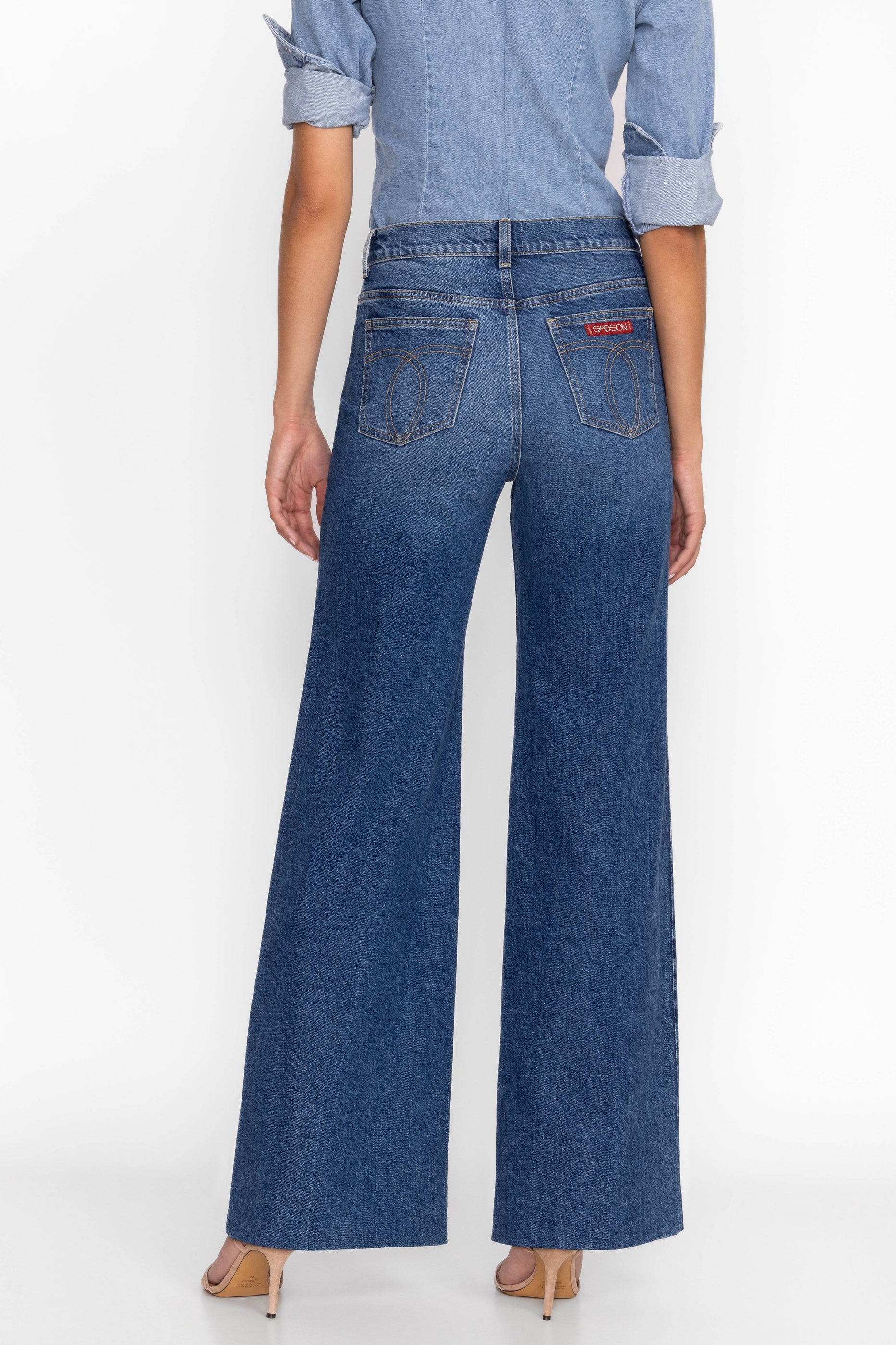 Buy Johnny Was Lumiere Wide Leg Jean RD1524-9 — AfterRetail