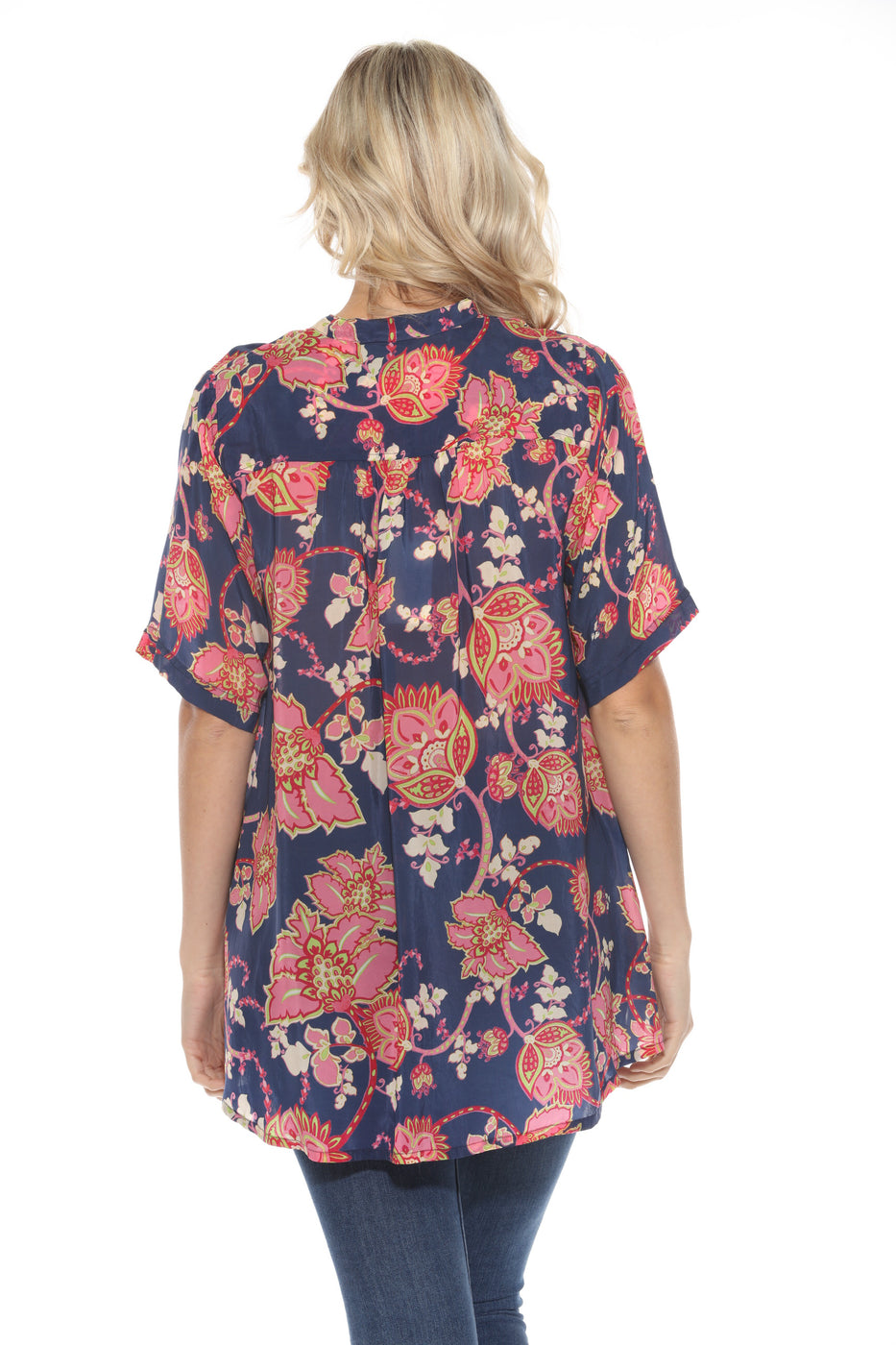 Women's Montreux Printed Floral Blouse JW5524 | Johnny Was — AfterRetail