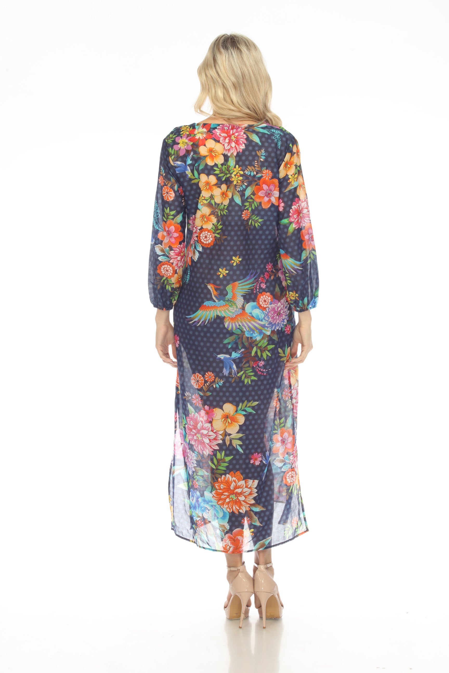 Boho Chic Puff Sleeve Maxi Dress | Johnny Was — AfterRetail