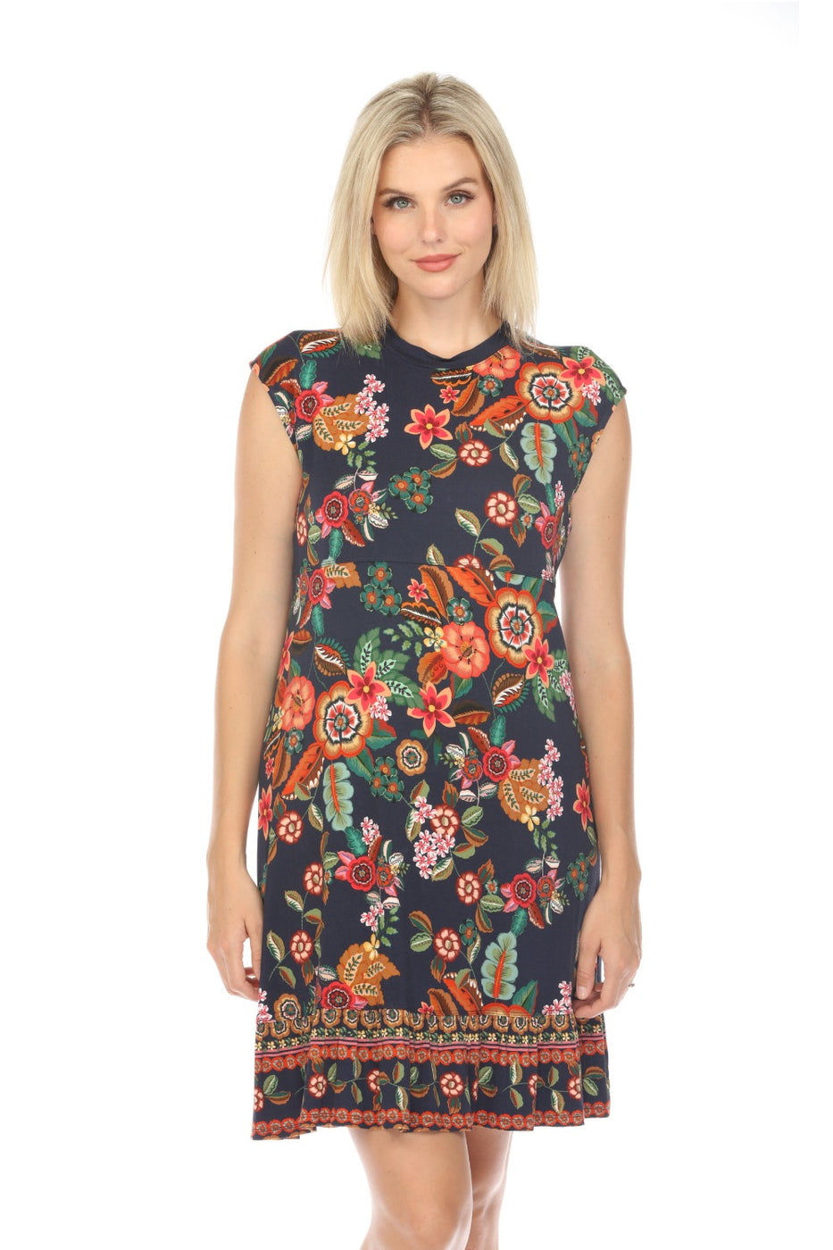 Johnny Was The Janie Clarkwood Favorite Tank Tiered Dress Boho Chic T3 ...