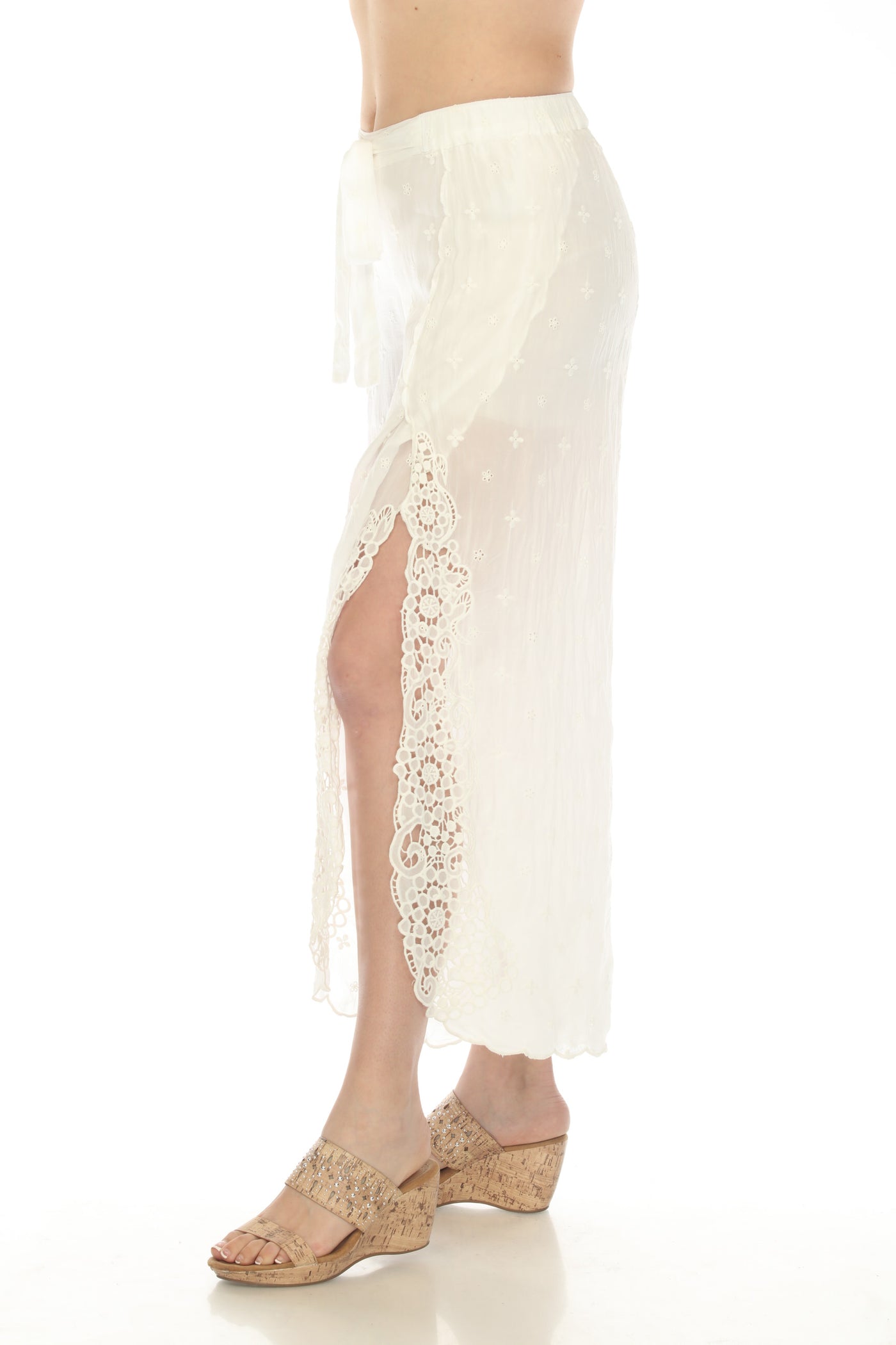 Johnny Was Eleuthera Embroidered Wrap Pants C62423 * — AfterRetail