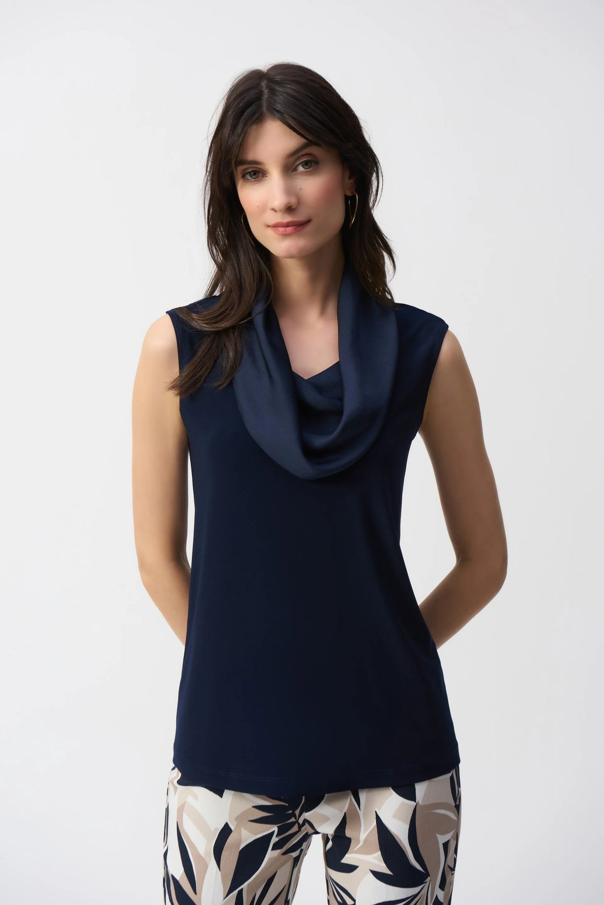Joseph Ribkoff Cowl Neck Sleeveless Top 251276 — AfterRetail