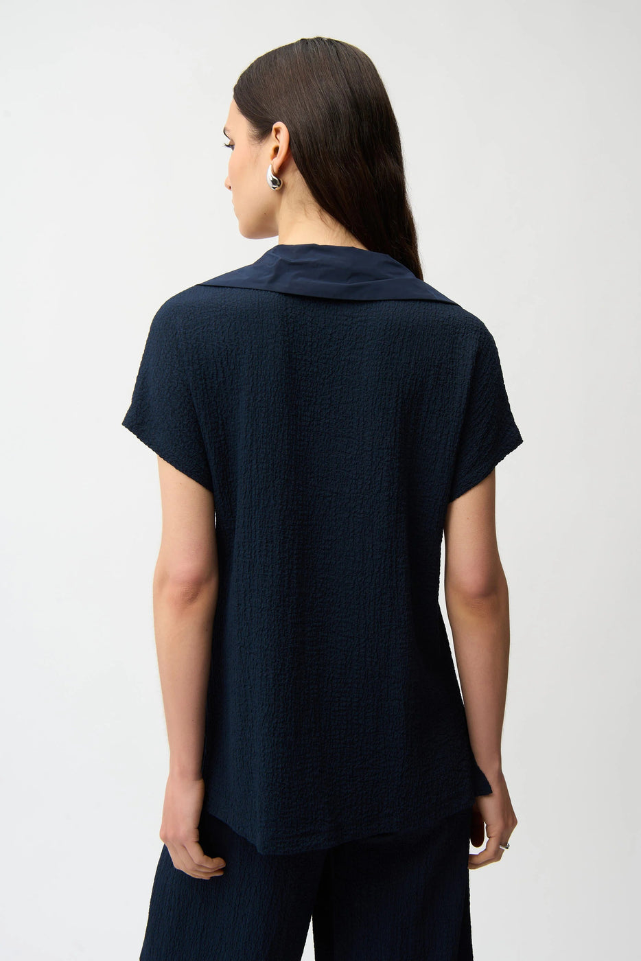 Buy Joseph Ribkoff Zip Front Short Sleeve Boxy Top 261017 — AfterRetail