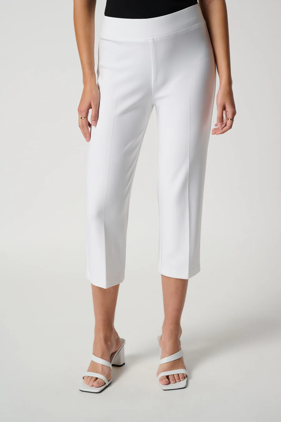 Joseph Ribkoff Split Cuff Cropped Capri Pants C143105S25 — AfterRetail