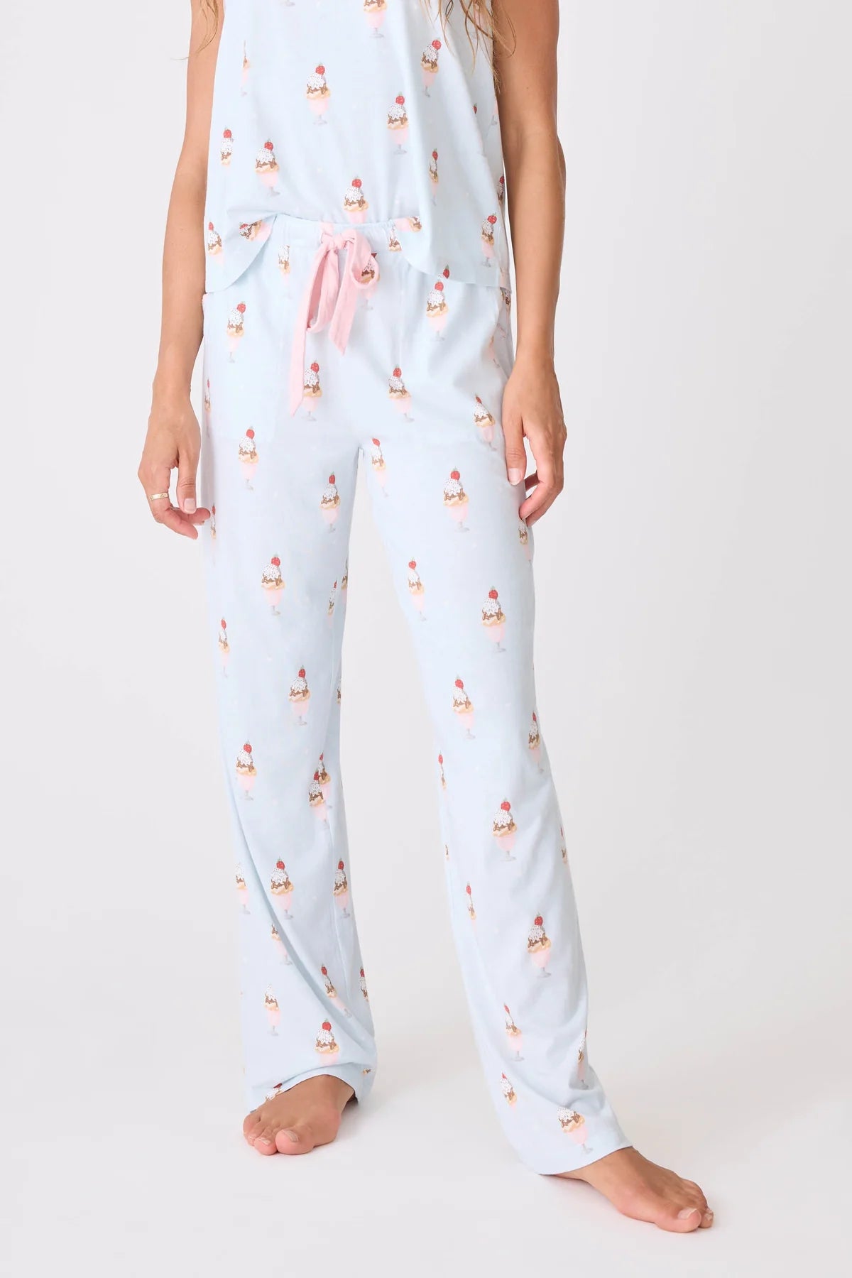 PJ Salvage Blue Mist Sundae Best Open Leg Pajama Pants RTSUP1 — AfterRetail