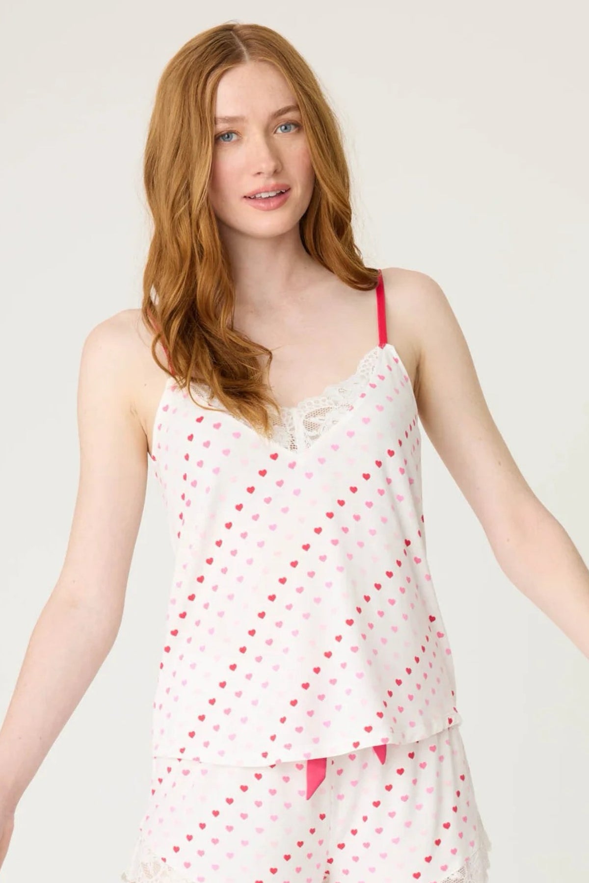 PJ Salvage Ivory Day Dreams Heart Cami Top RRDDC — AfterRetail
